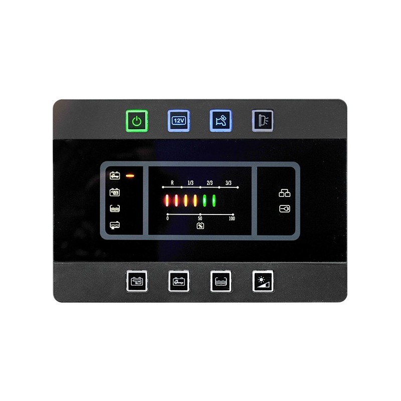 Centralita CBE PC180 Panel Analógico Relé Carga + Sonda 300 Camper ...