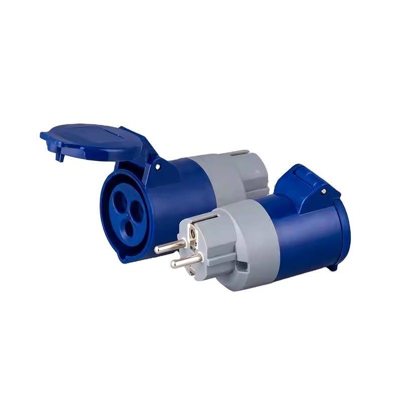 Adaptador Compacto 220V CEE Hembra a Schuko Macho Conversor CEE17 16A ...